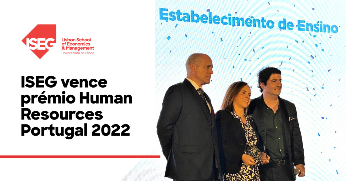 ISEG é eleito o melhor 'Estabelecimento de Ensino'